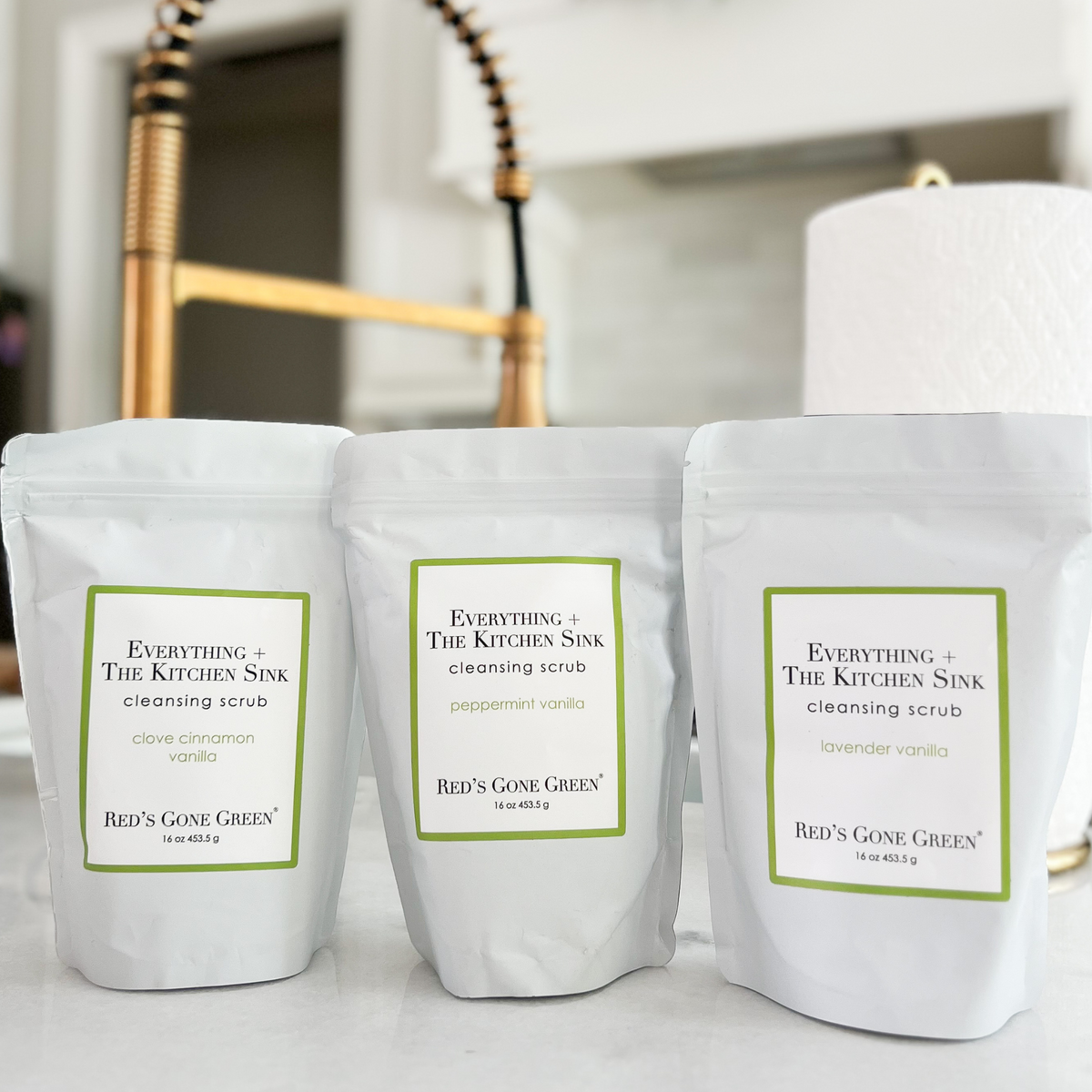 Natural Powder Scrub 3-Pack – Deep Clean, Non-Toxic Scents – Red's Gone ...