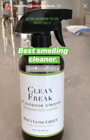 Peppermint Vanilla All Natural Cleaner, Red's Gone Green